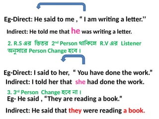 NARRATION DIRECT AND INDIRECT SYLLABUS OF CLASS | PPTX