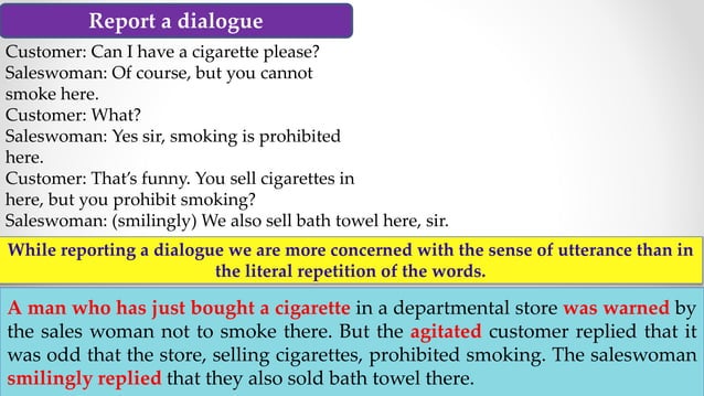 Reported Speech in English | How to Report Dialogues and Questions # ...