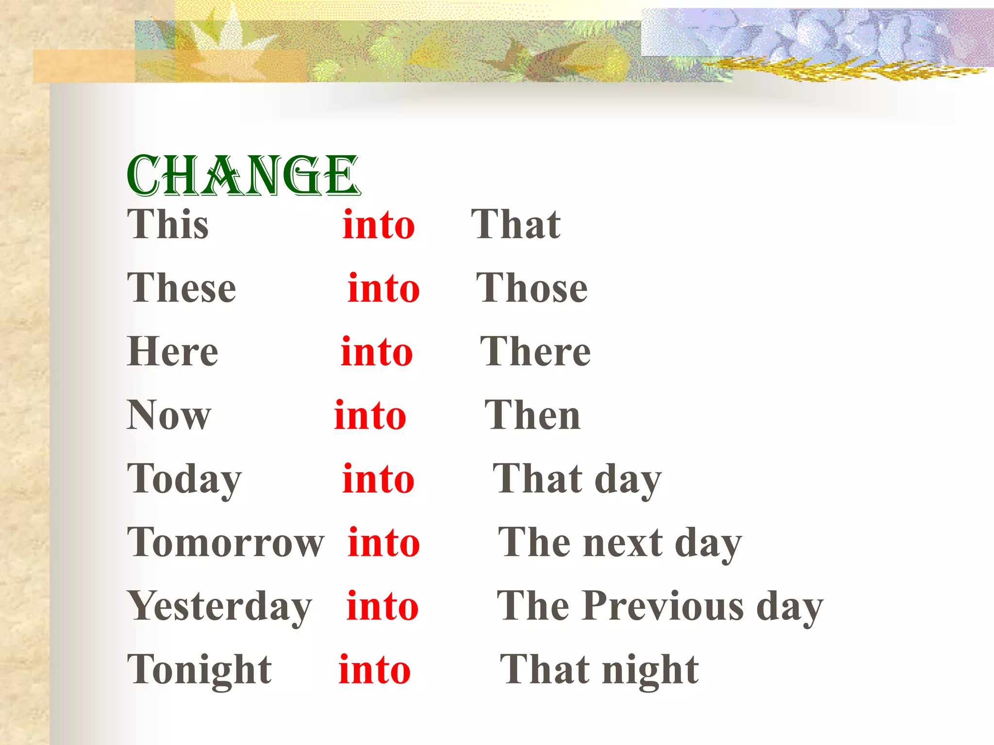 Direct and Indirect Speech/Narration With Hindi (pdf) | PDF