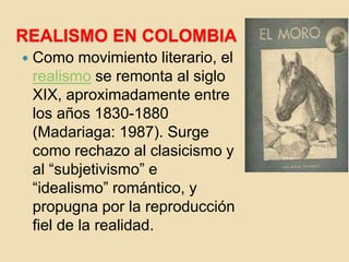 Narrativa colombiana del siglo xix | PPTX