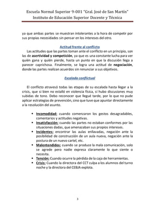 EL CONFLICTO ENMASCARADO | DOCX
