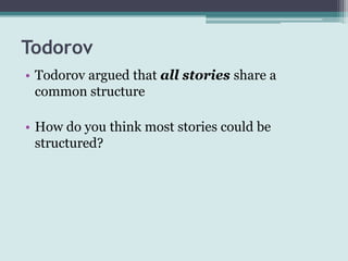 Narrative | PPTX | Drama | Genres