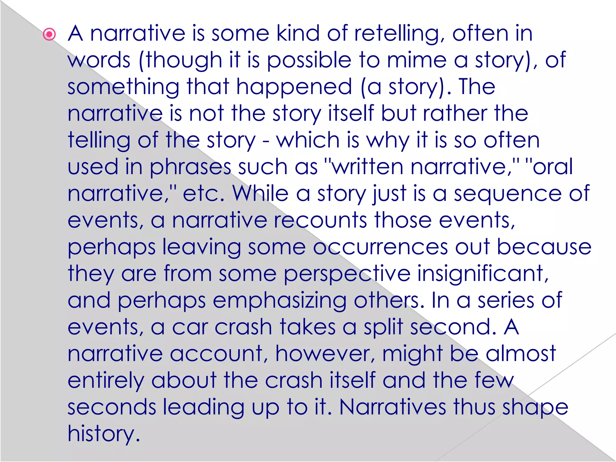 Narrative theory | PPT