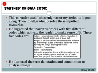Narrative Theory- How do stories work? | PPT