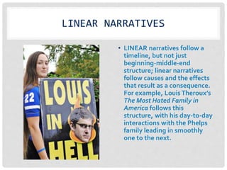 Narrative Structures | PPTX | Documentary | Genres