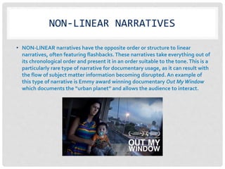 Narrative Structures | PPTX | Documentary | Genres