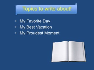 Personal Narrative | PPT