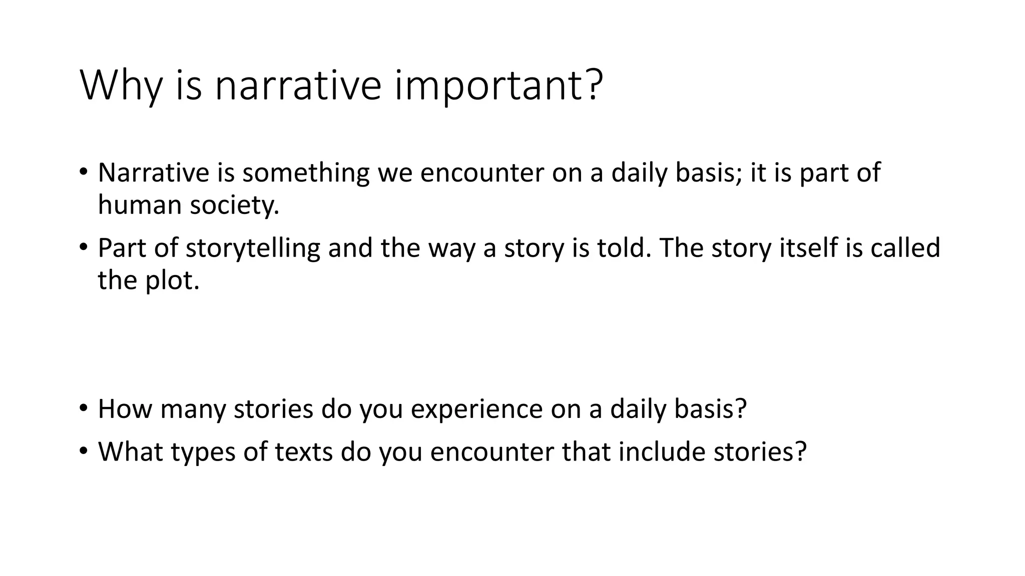 Narrative | PPTX
