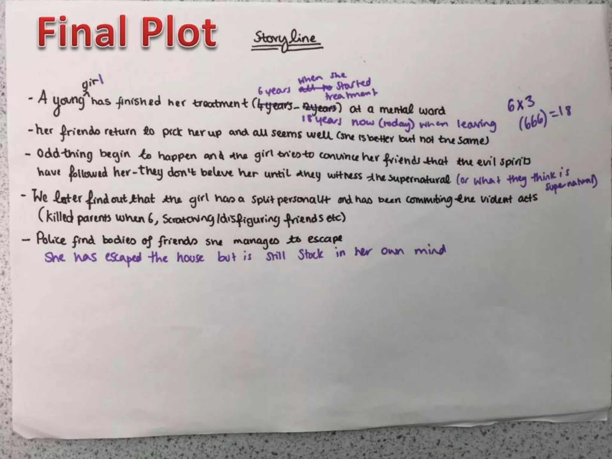 Narrative/Synopsis Brainstorming | PPTX