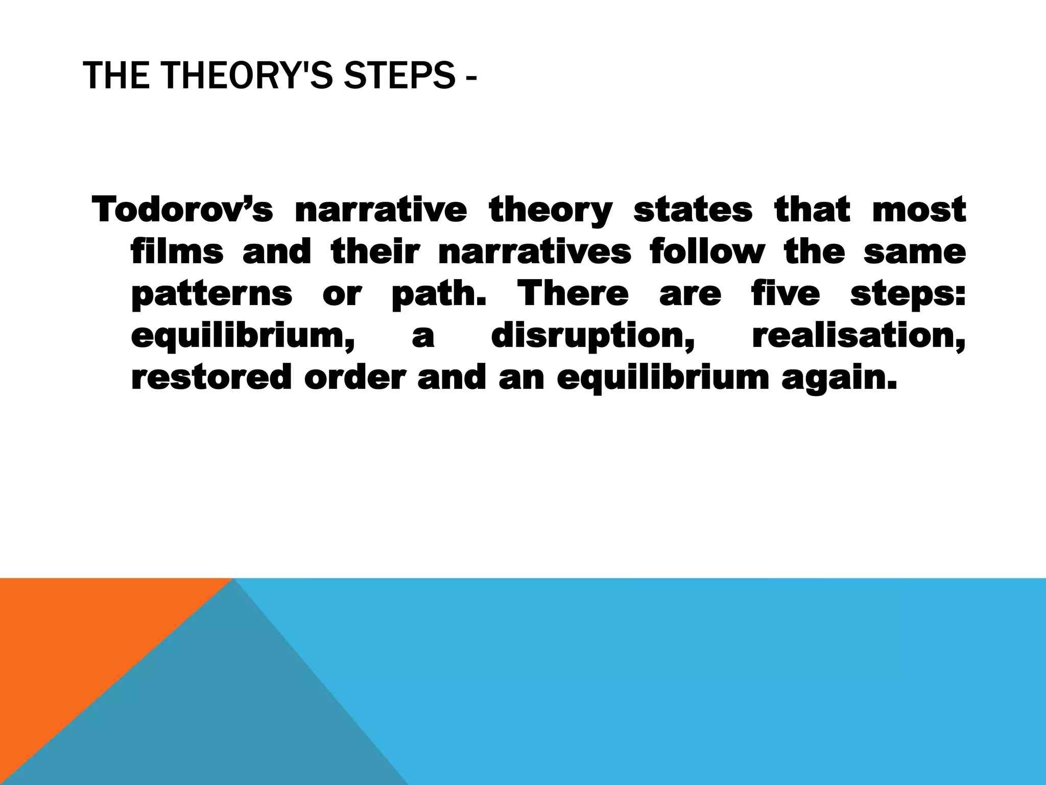 Todorov's Narrative theory | PPTX