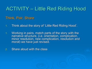 all about narratives and also the structure | PPT