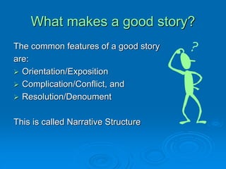 all about narratives and also the structure | PPT