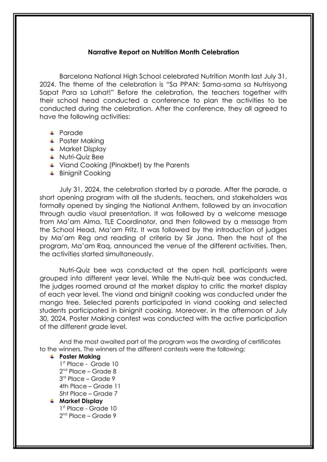 Narrative Report Sample Nutrition Month.docx