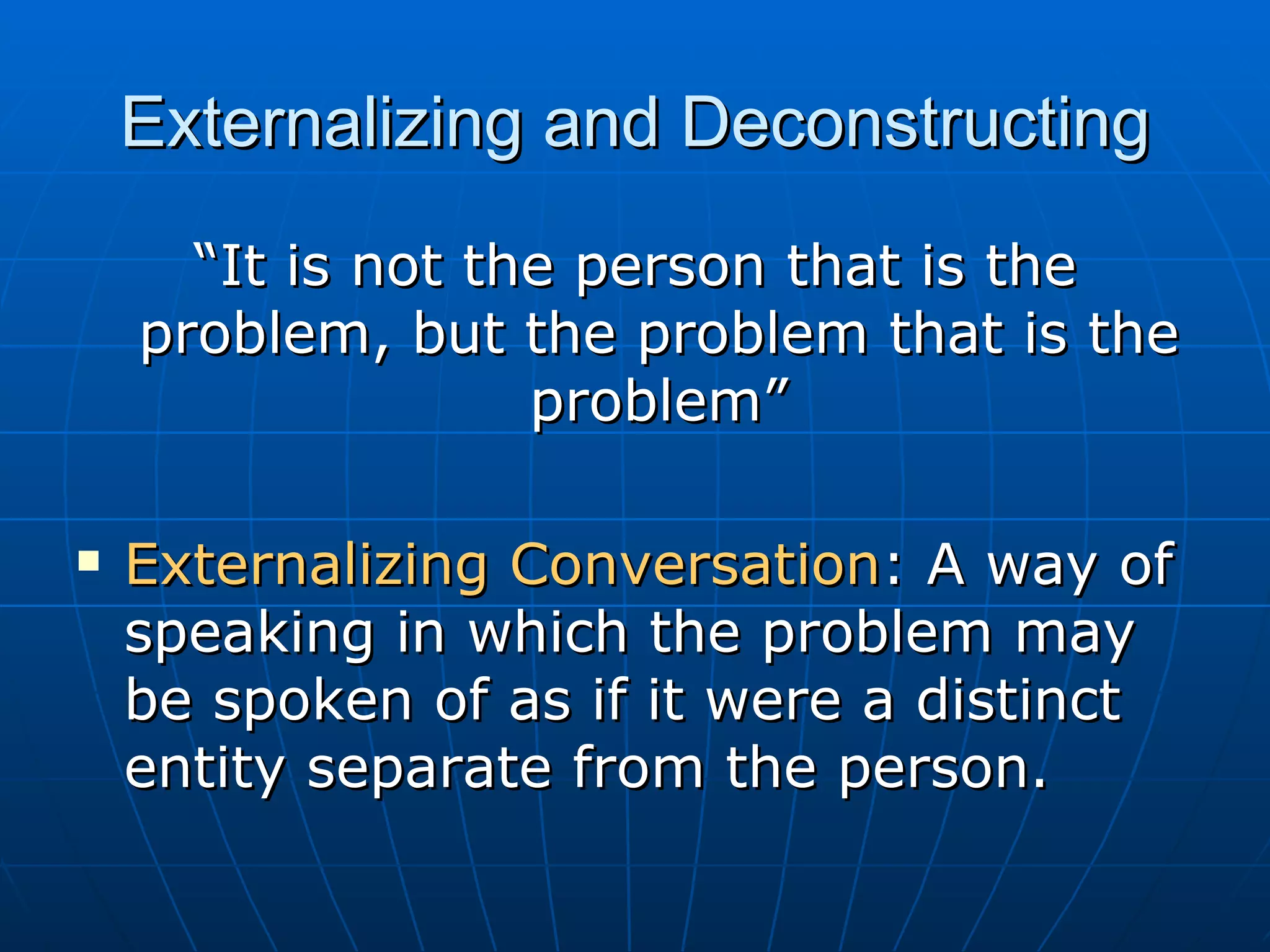 Narrative Therapy | PPT