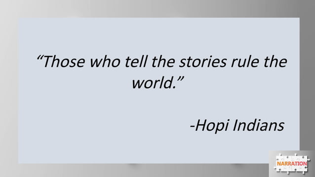 Narrative-Writing and narration powerpoint | PPT