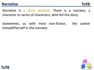 Narrative | PPTX | Screenwriting | Content Production