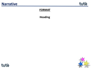Narrative | PPTX | Screenwriting | Content Production