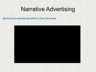 Narrative advertising | PPTX