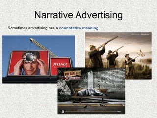 Narrative advertising | PPT | Free Download