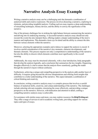 Narrative Analysis Essay Example.pdf