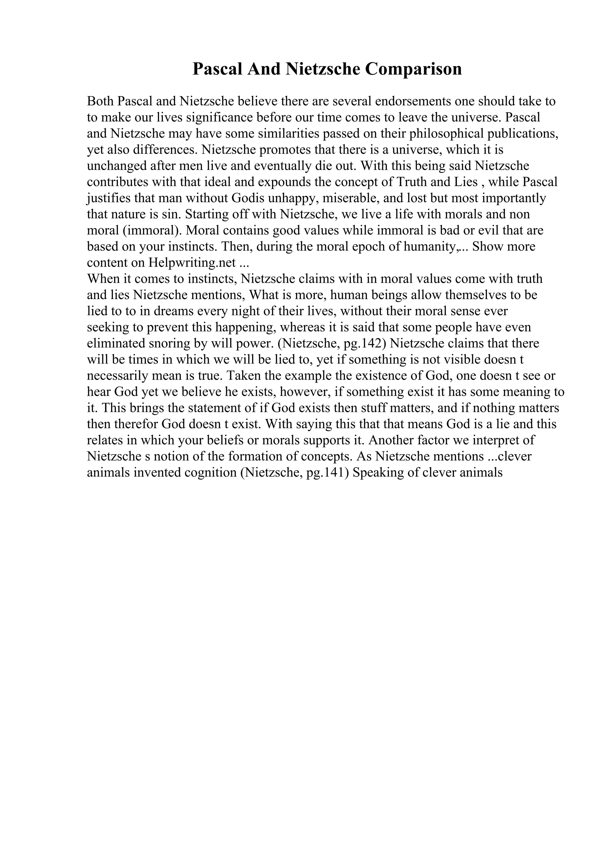 Narrative Analysis Essay Example | PDF