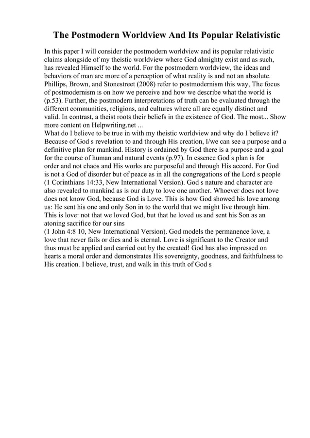 Narrative Analysis Essay Example | PDF