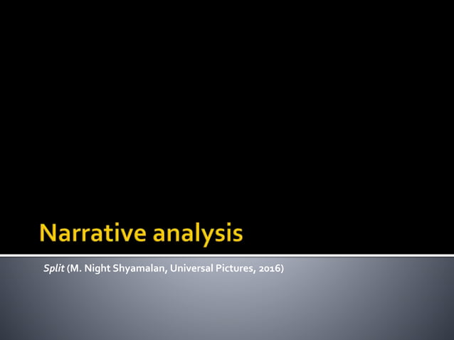 Narrative analysis example | PPT