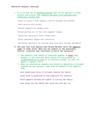 Narrative analysis worksheet complete | DOCX | Drama | Genres