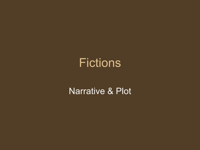 Narrative And Plot | PPT