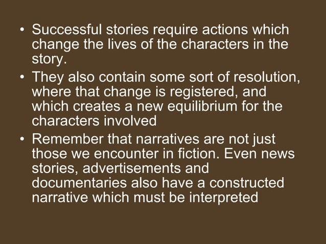 Narrative And Plot | PPT