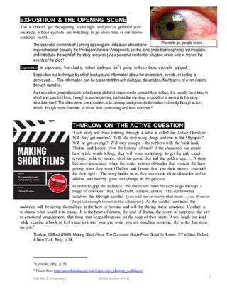 Narrative and screenplays with sample screenplay and guide | DOC ...