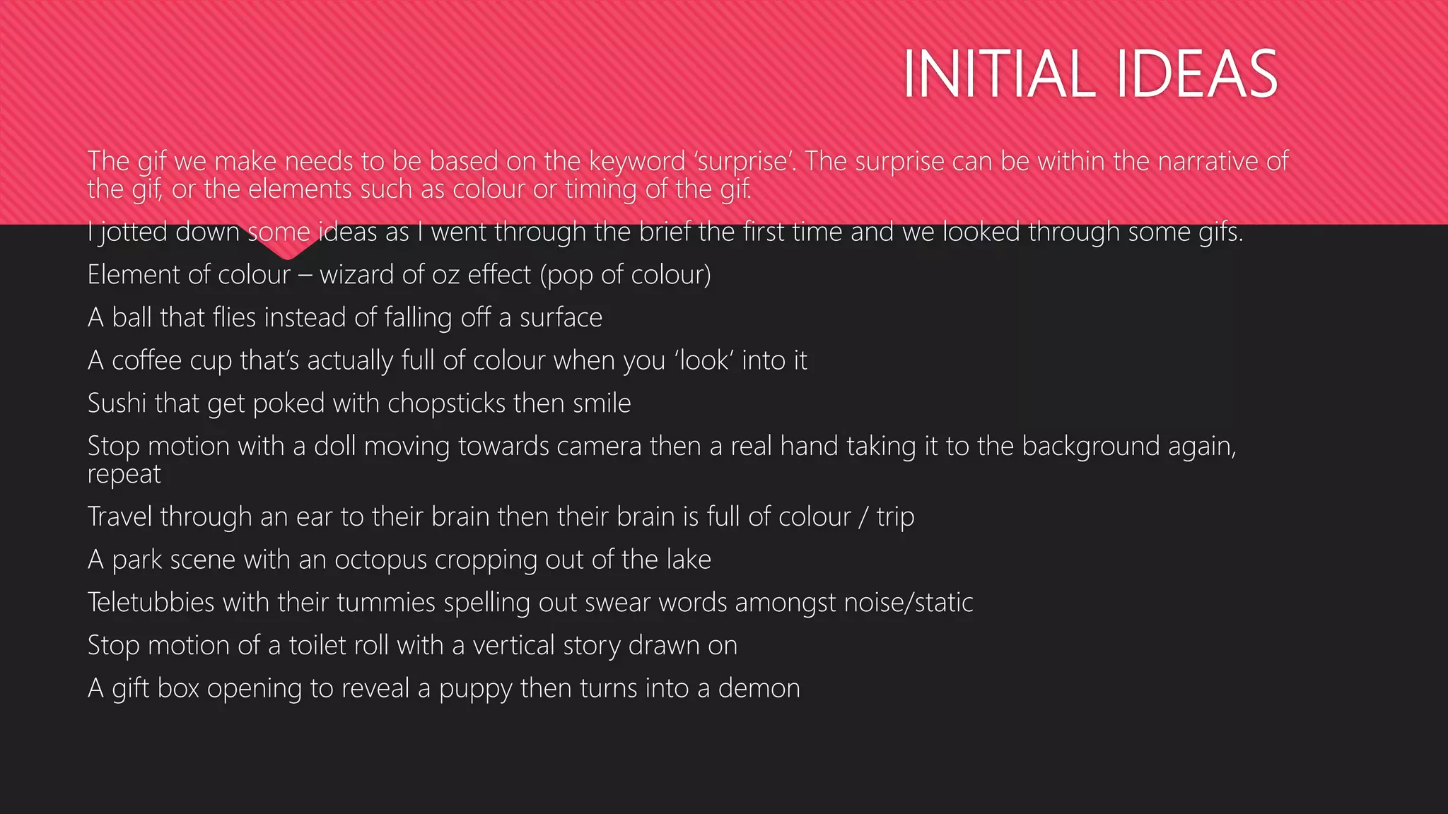 Narrative and sequence gifs | PPT