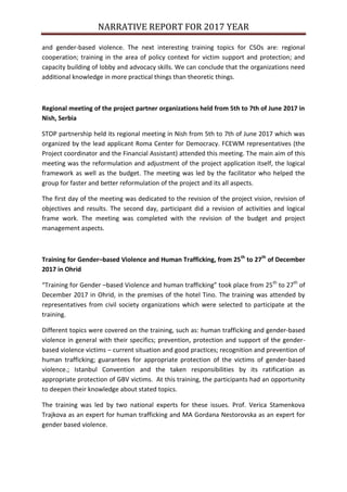 Narrative annual report 2017 eng | PDF