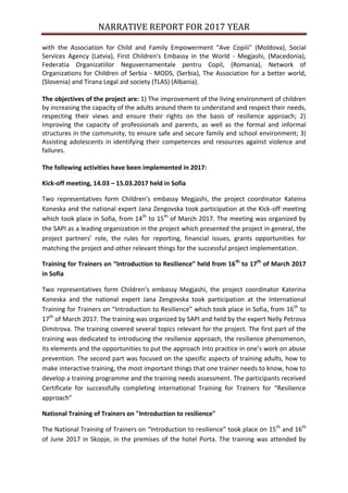 Narrative annual report 2017 eng | PDF