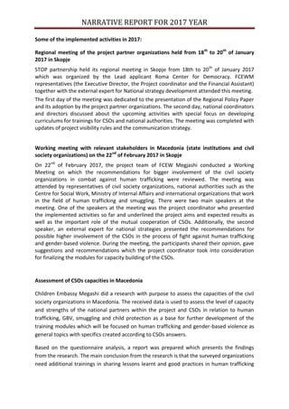 Narrative annual report 2017 eng | PDF