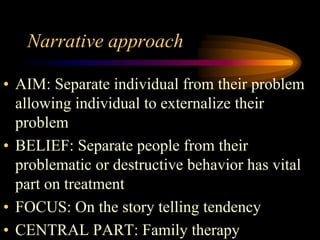 Narrative approach | PPTX