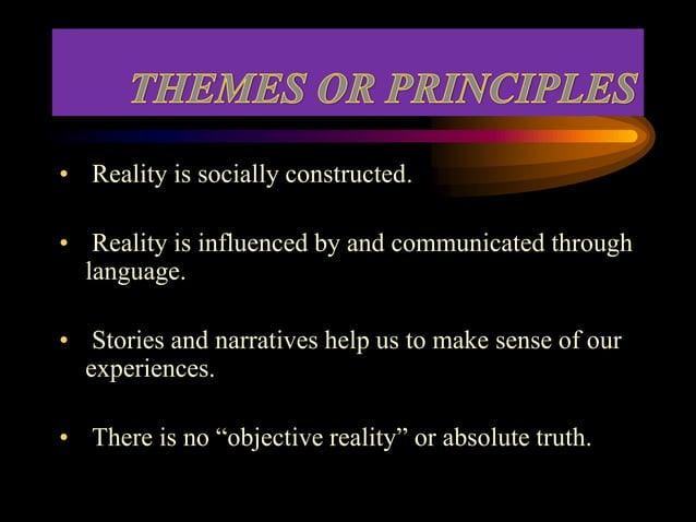 Narrative approach | PPTX