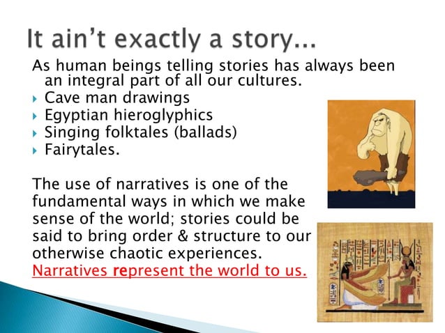 Narrative as film part 1 | PPTX | Movies | Entertainment