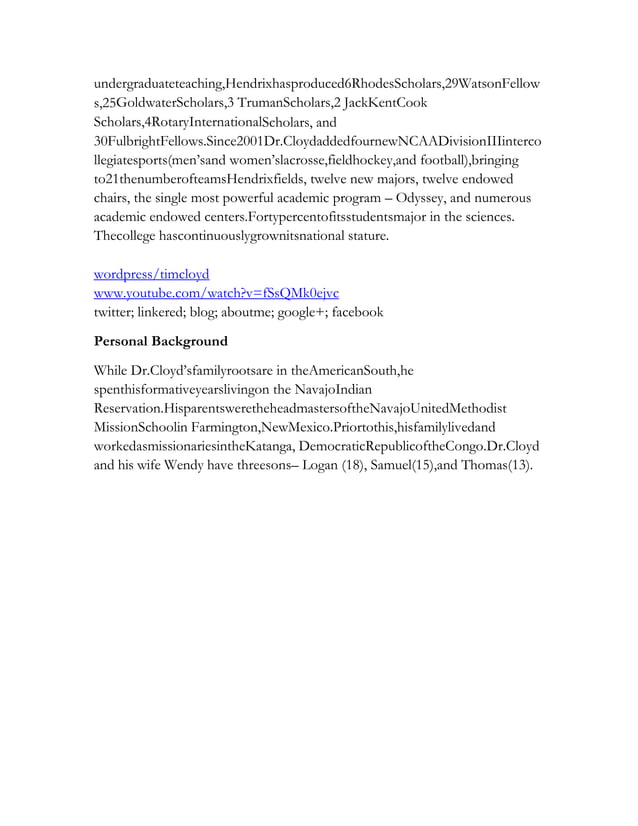 Narrative biography spring2014 | PDF