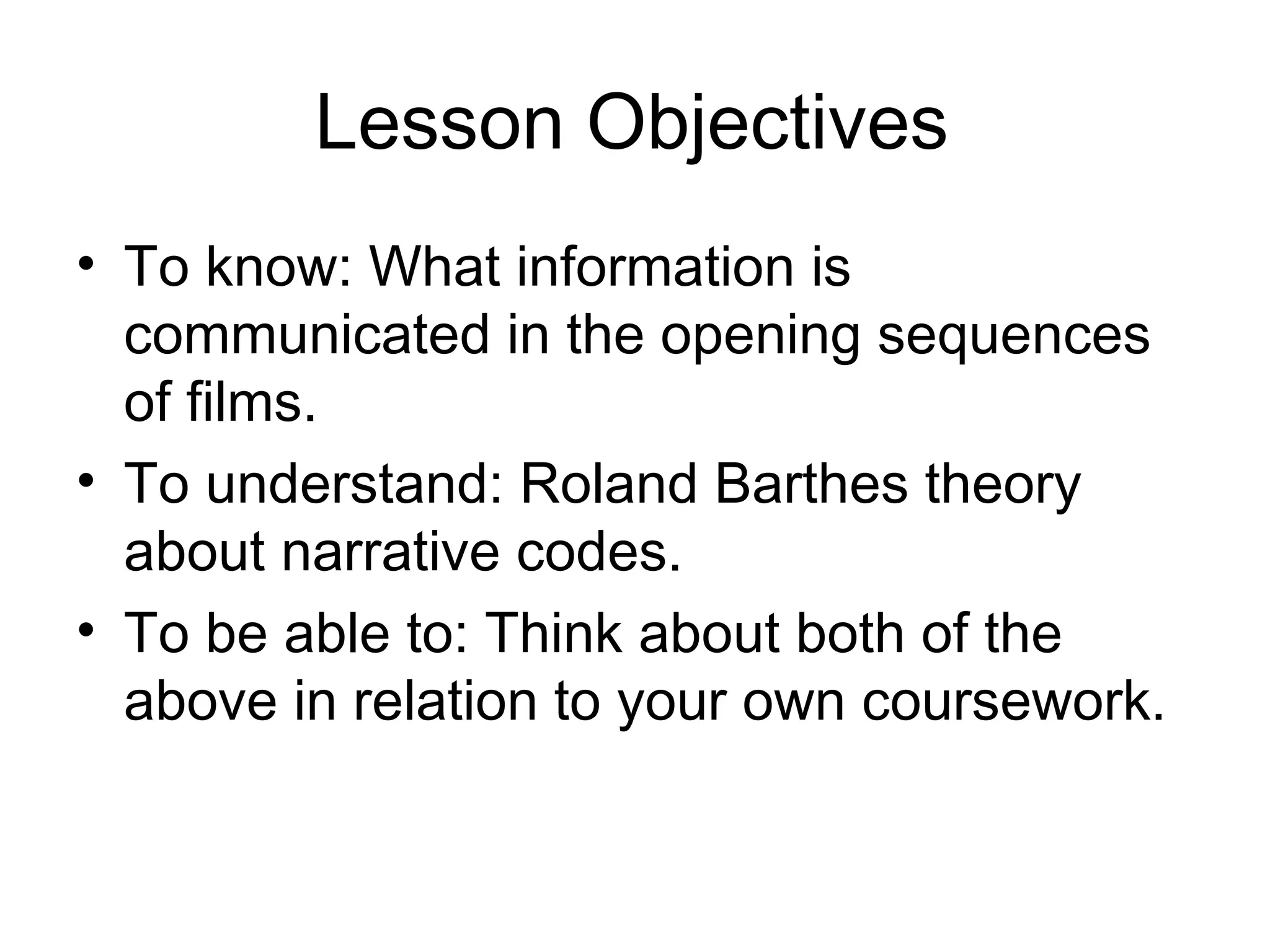 Narrative codes | PPT