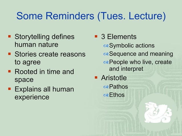 Narrative Coherence And Fidelity | PPT