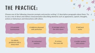 Narrative Creative Writing Skills English Presentation in Charcoal ...