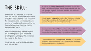 Narrative Creative Writing Skills English Presentation in Charcoal ...