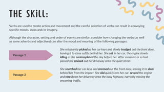 Narrative Creative Writing Skills English Presentation in Charcoal ...