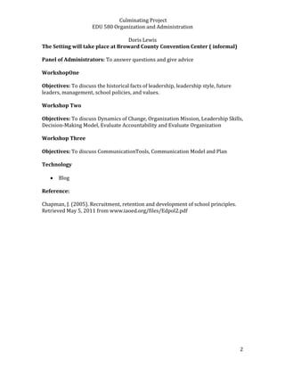 Narrative culminating project org.admin. | DOCX