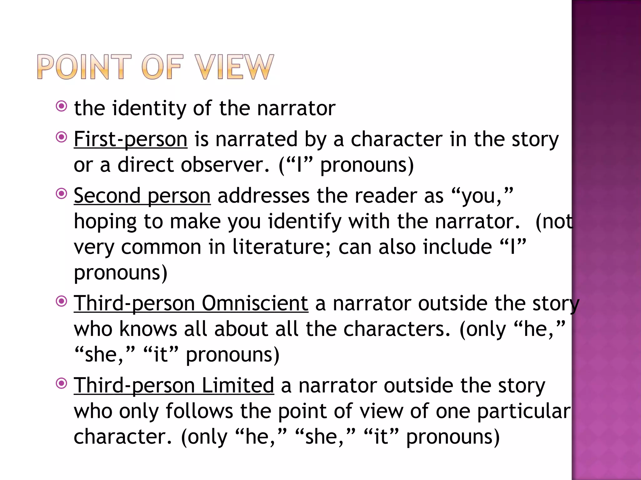 Narrative Elements and Devices | PPT