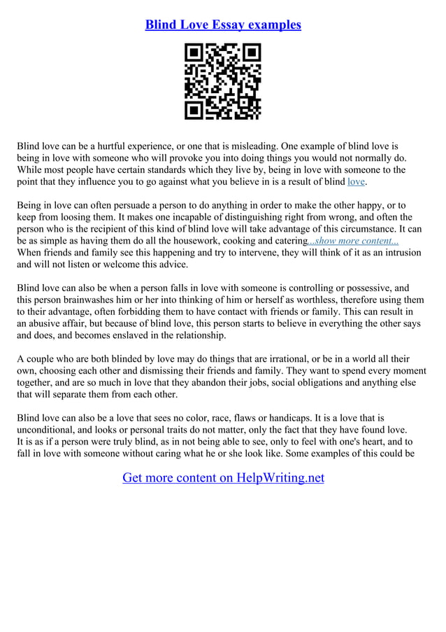 Narrative Essay About Love | PDF