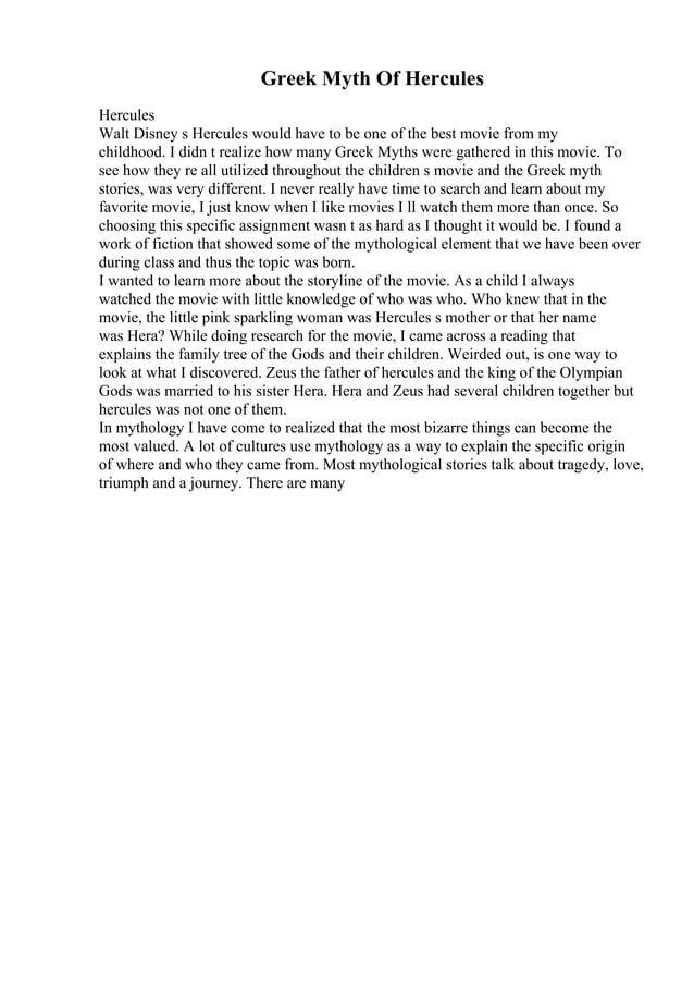 Narrative Essay Conclusion | PDF