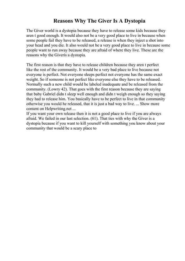 Narrative Essay Example For High School | PDF