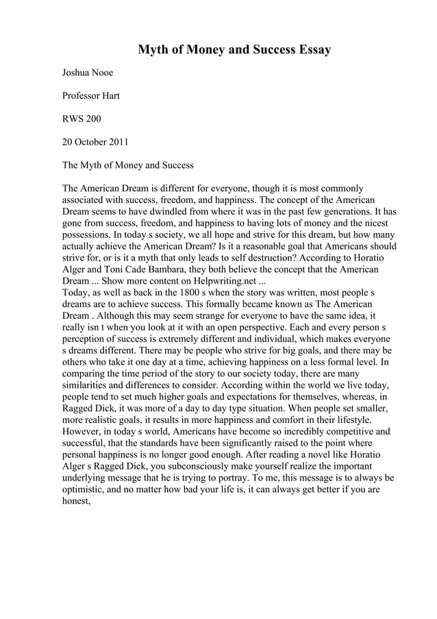 Narrative Essay Example High School.pdf | College Planning | College ...